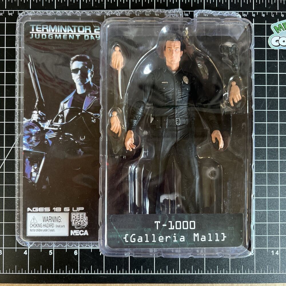 NECA Terminator T-1000 Galleria Mall SEALED Action Figure T2 Judgement ...