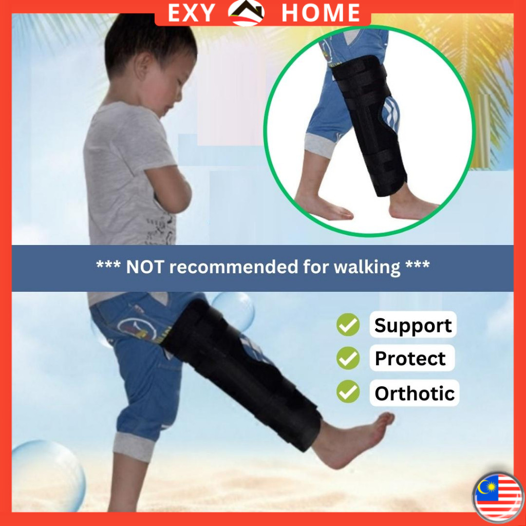 Knee Brace for Kid Children Fixed Joint Guard Support Pediatric Leg ...