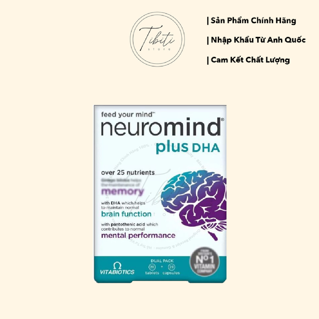 Vitabiotics Neuromind Plus DHA Brain Supplement 56 Tablets | Shopee ...