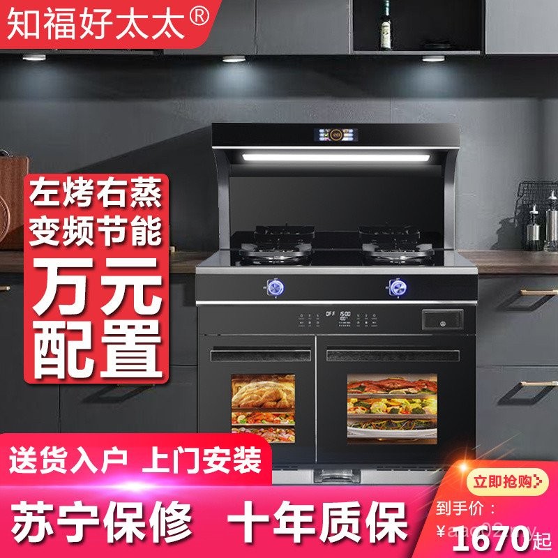 Haotai Integrated Steam Oven Integrated Gas Stove Household Coal Left ...