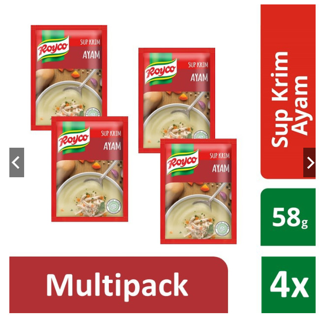 Royco Cream of Chicken Multi Pack 4 pcs | Shopee Malaysia