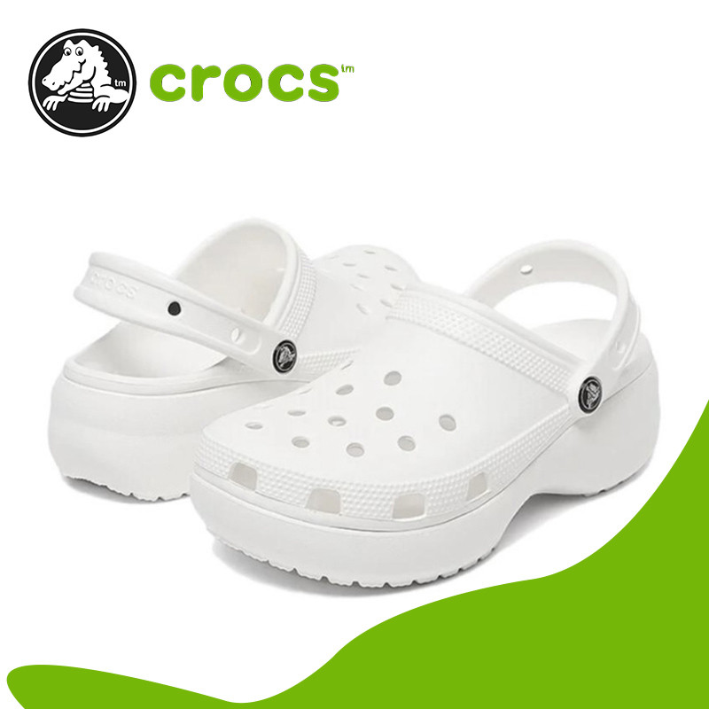 Crocs Slippers Classic PLATFORM Clog Crocs Sandals Men Women Waterproof ...