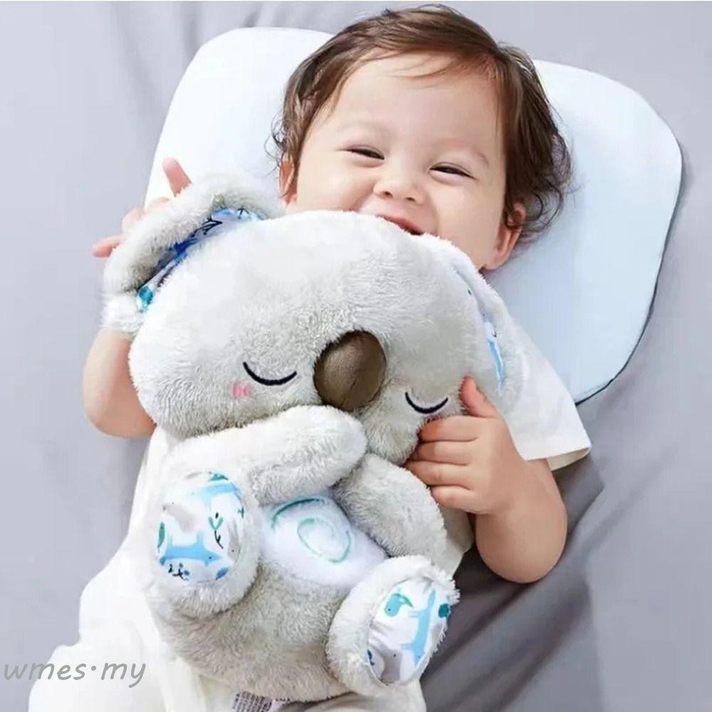 WMES1 Breathing Koala, Stuffed Animal with Light Sound Relief Koala ...