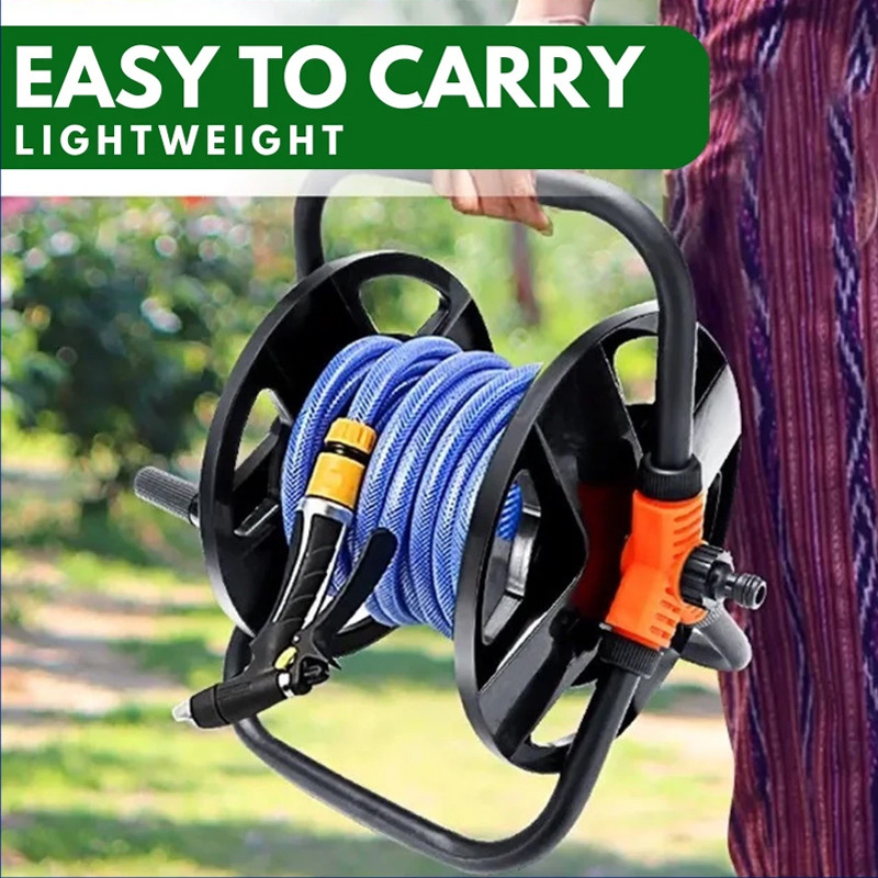 Hose Reel Set Water Pipe Holder Stackable Garden Hose Reel Kekili Paip ...