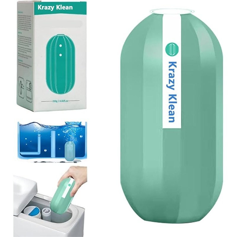Krazy Klean Toilet Cleaner, 10 Years Krazy Clean Pro Toilet Bowl Clean ...