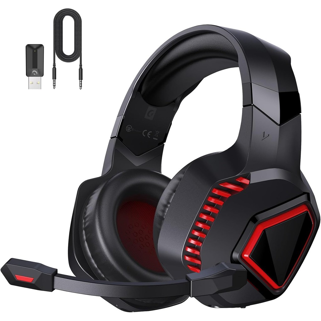 Wireless Gaming Headsets for PS5, PS4, Mac, Switch, PC, 2.4GHz Wireless ...