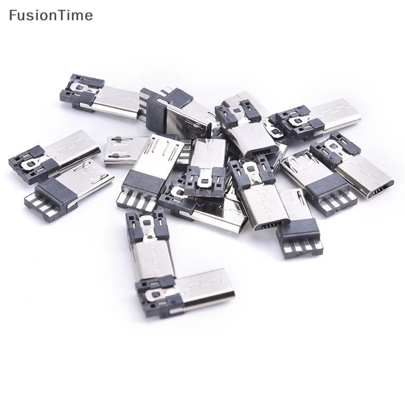 [usi] 20 pcs 4 Pin Micro USB Jack USB Plug Male Connector Port Sockect ...