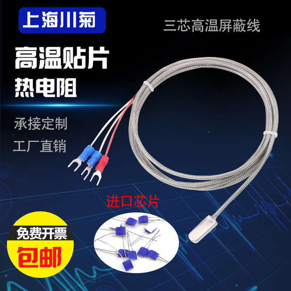 High Temperature PT100 Patch Type Thermal Resistor PT1000 Adhesive Type ...