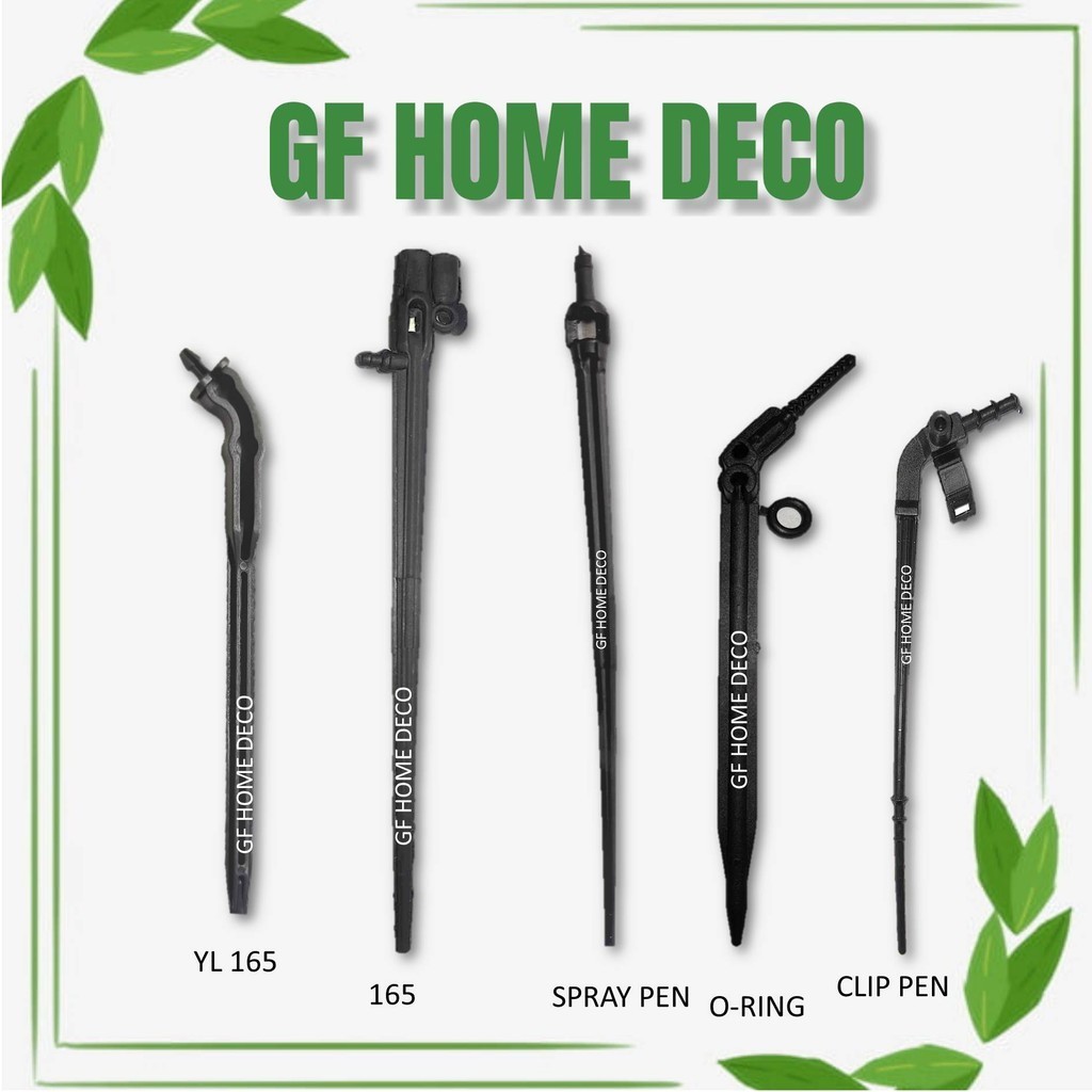 GFE BRAND SPRAY Dripper Kapilari 1mm /4mm Pen Penitis Sistem Siraman ...