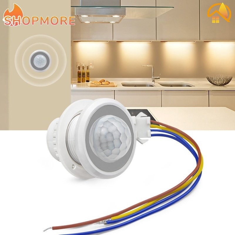 110V 220V Mini Motion Sensor Pir Infrared Motion Sensor Smart Switch ...