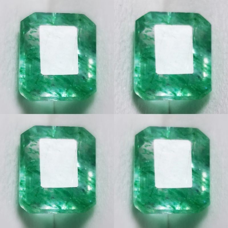 Natural Green Emerald Beryl/Colombian Zambrud Original Octagon Crystal ...