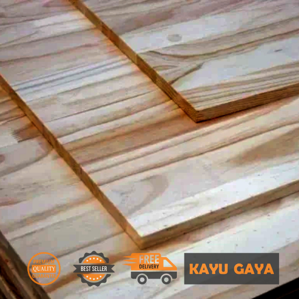 Kayu Gaya | Kayu | Perabot Projek DIY Pine Wood Joint Board 15mm | 40cm ...