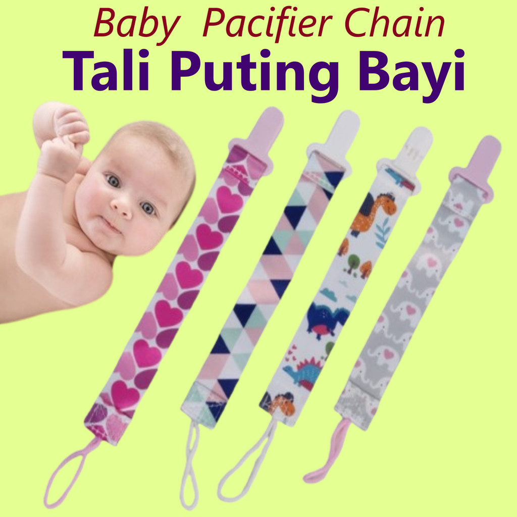 Anti Lost Baby Pacifier Chains Tali Puting Teether Holder Soother ...