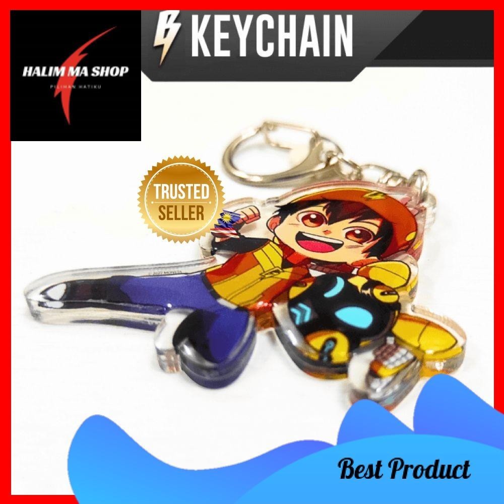 [HMS] BoBoiboy Acrylic Keychain Kunci Cartoon Kartun Kids | Shopee Malaysia