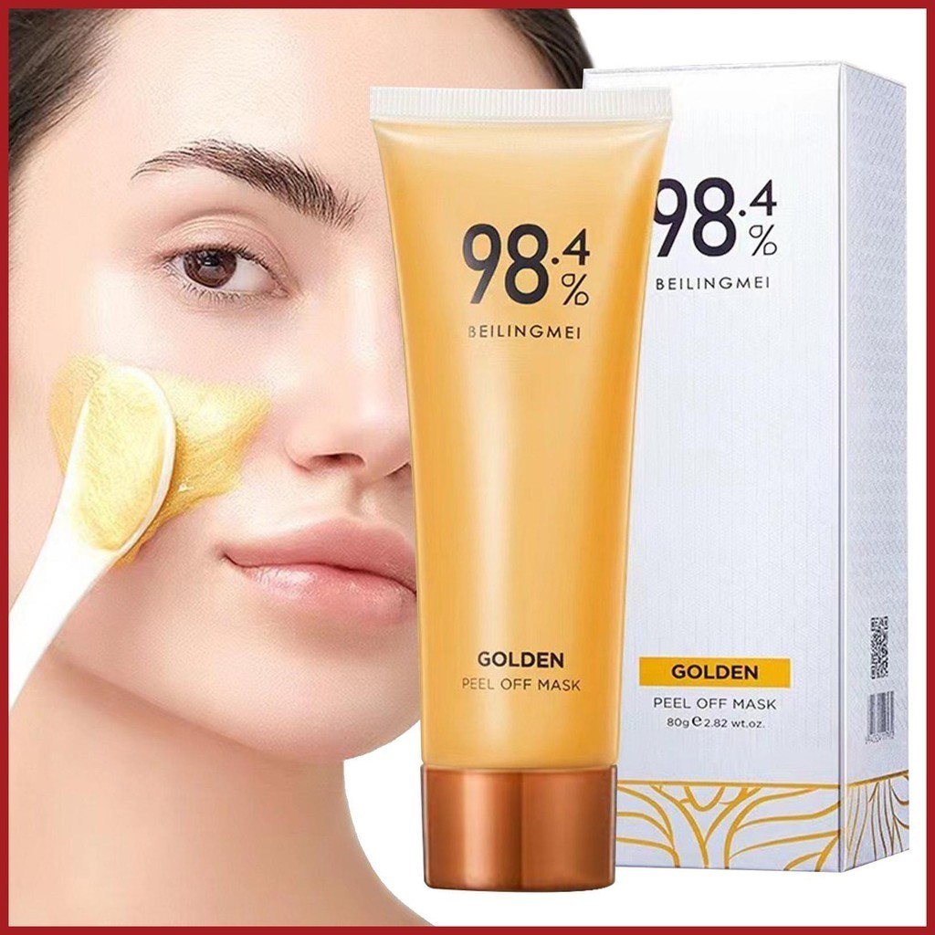 Peel-Off Masque Tightening Gold Foil Peel-Off Face Masque Gentle Skin ...