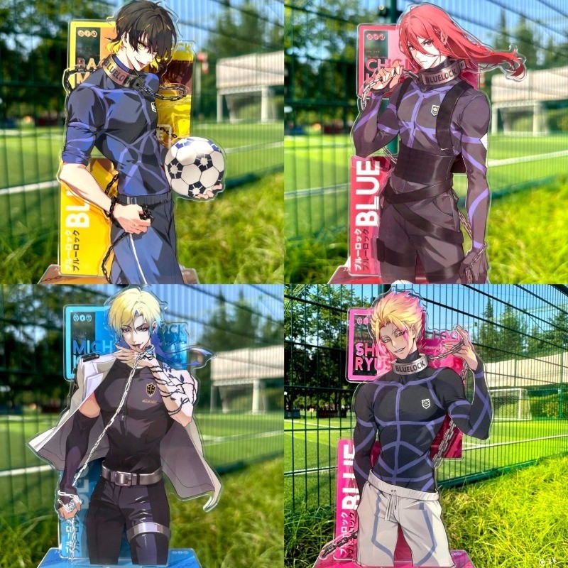 Blue Lock Anime Acrylic Stand Bachira Meguru Chigiri Hyoma Cartoon ...