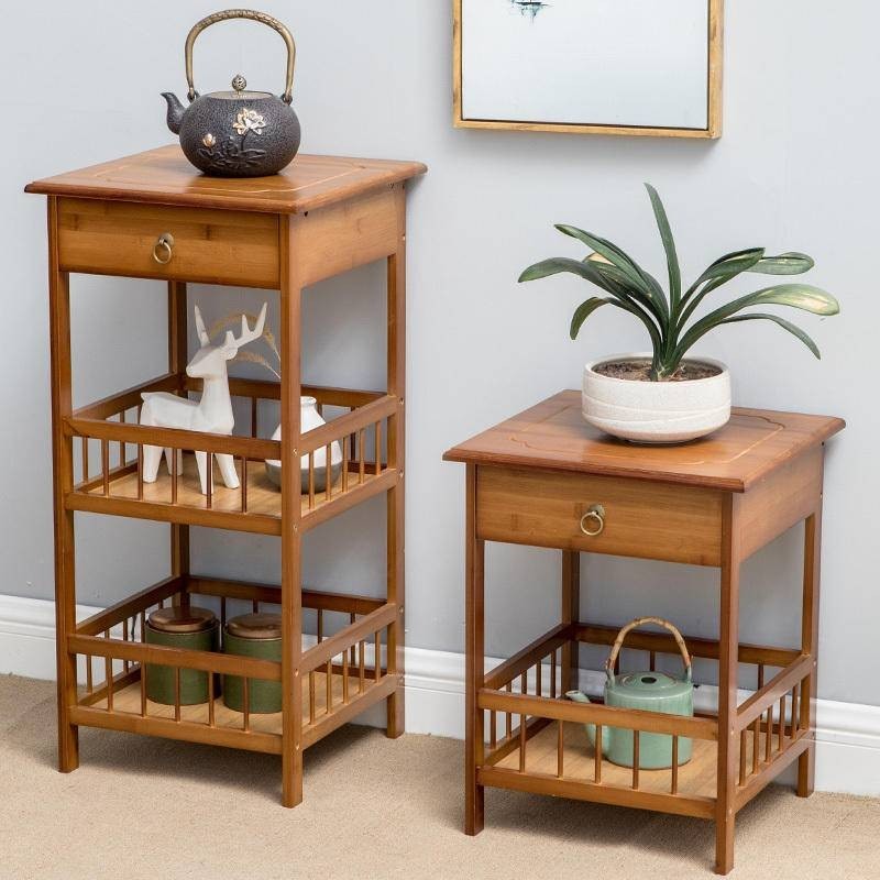 Living Room Sofa Side Cabinet Mahjong Table Corner a Few Small Coffee ...