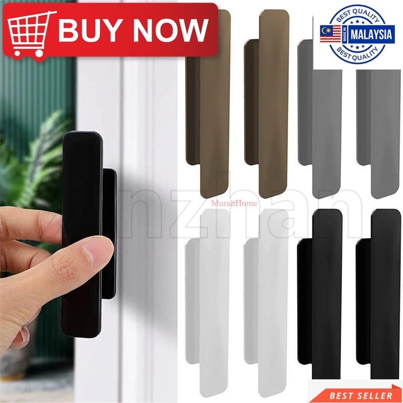 MH [Featured] Modern Rectangular Kitchen Cabinet Door Knob Self ...