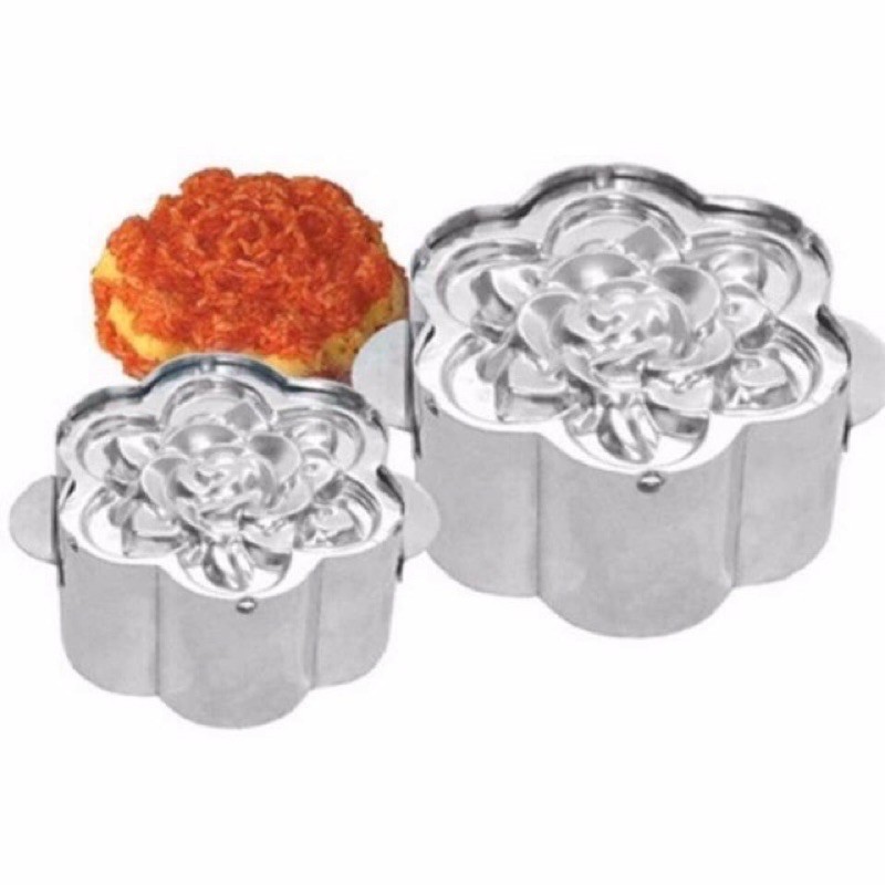 Rose-shaped Stainless Steel Sticky Rice Mold in ALL SIZES, BIG and ...