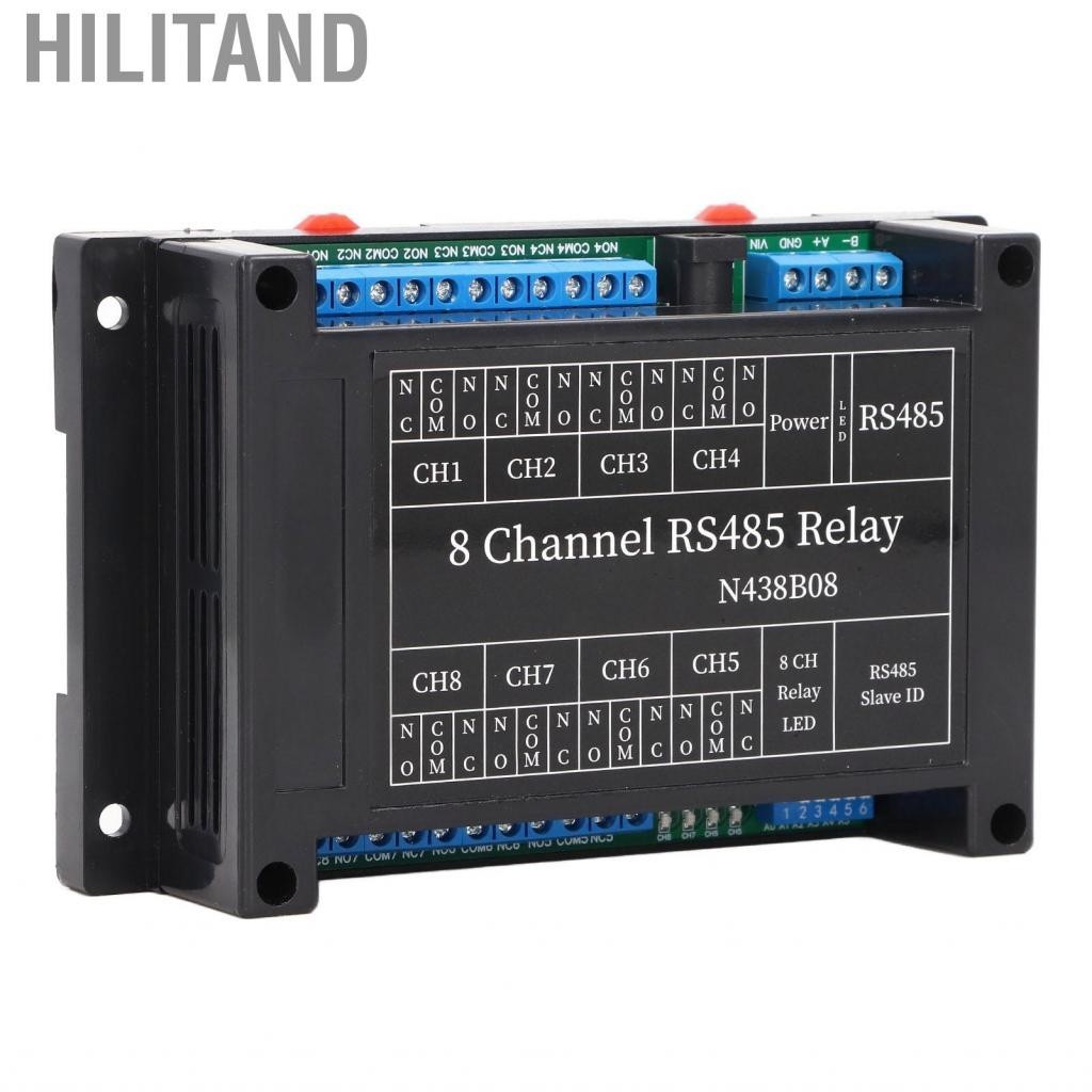 Hilitand Relay Module 8 Channel RS485 RTU Remote Control Switch DC 12V ...