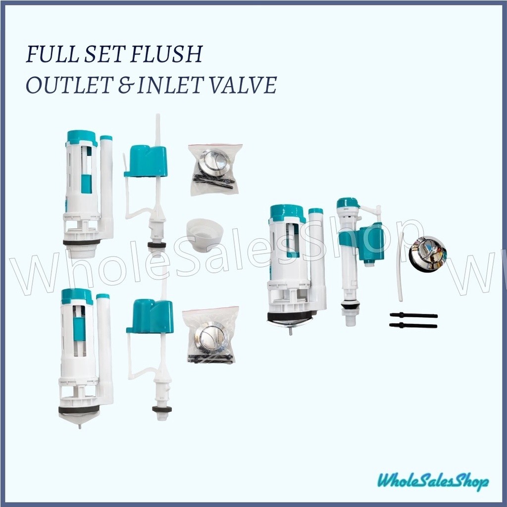 [Random Colour Send Out] FULL SET TOILET WATER TANK VALVE TOILET WATER ...