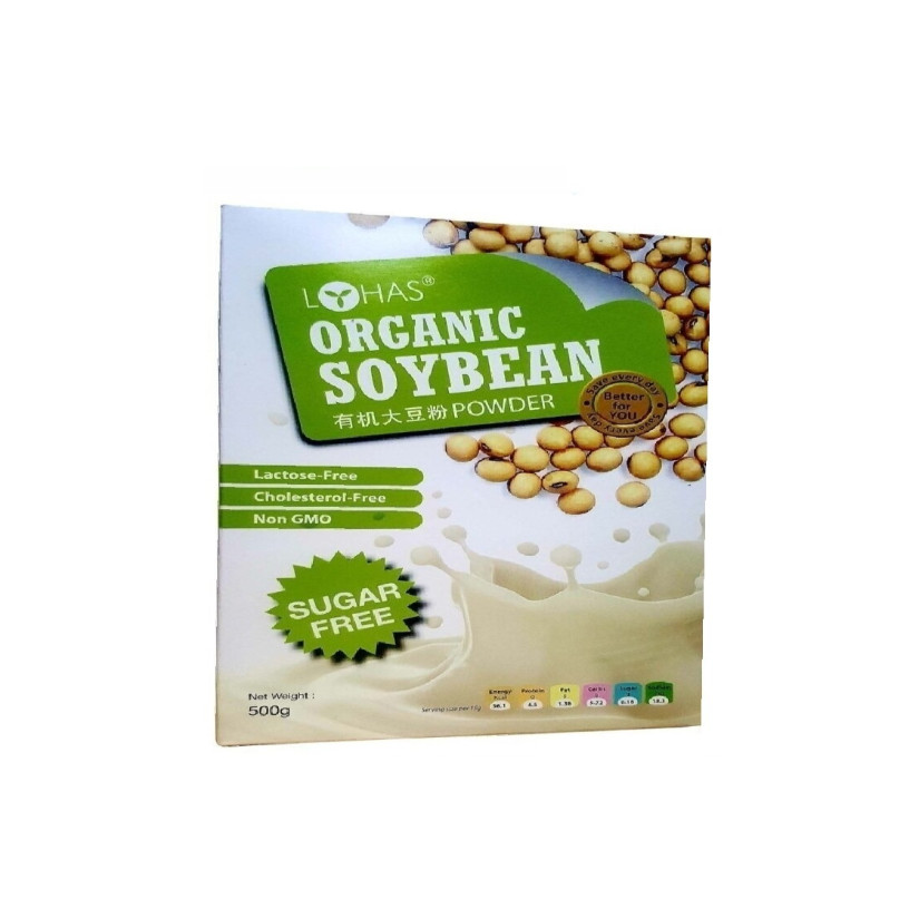 Lohas Organic SoyBean Powder (No Sugar) 有机大豆粉 500g | Shopee Malaysia