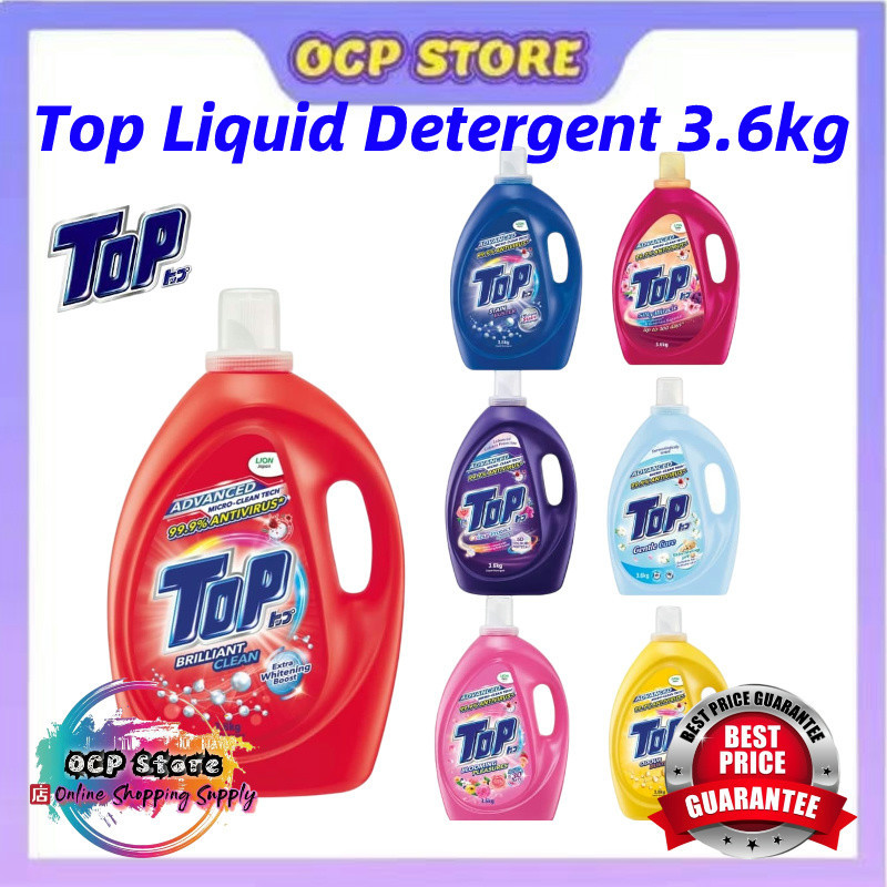READY STOCK!!! Top Liquid Detergent - 7Variants 3.6kg Super Hygienic ...