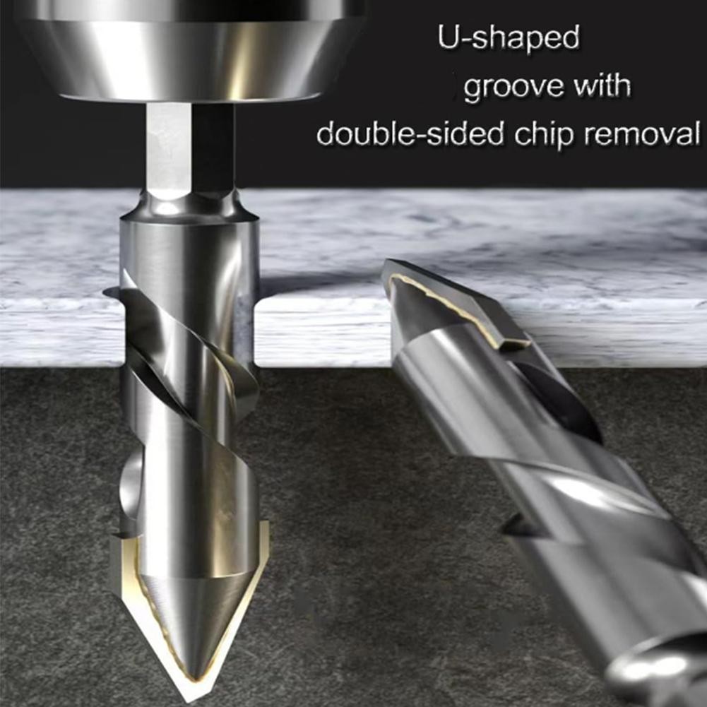 Special Crooked Tip Eccentric Drill Bit Set Concrete Masonry Metal ...