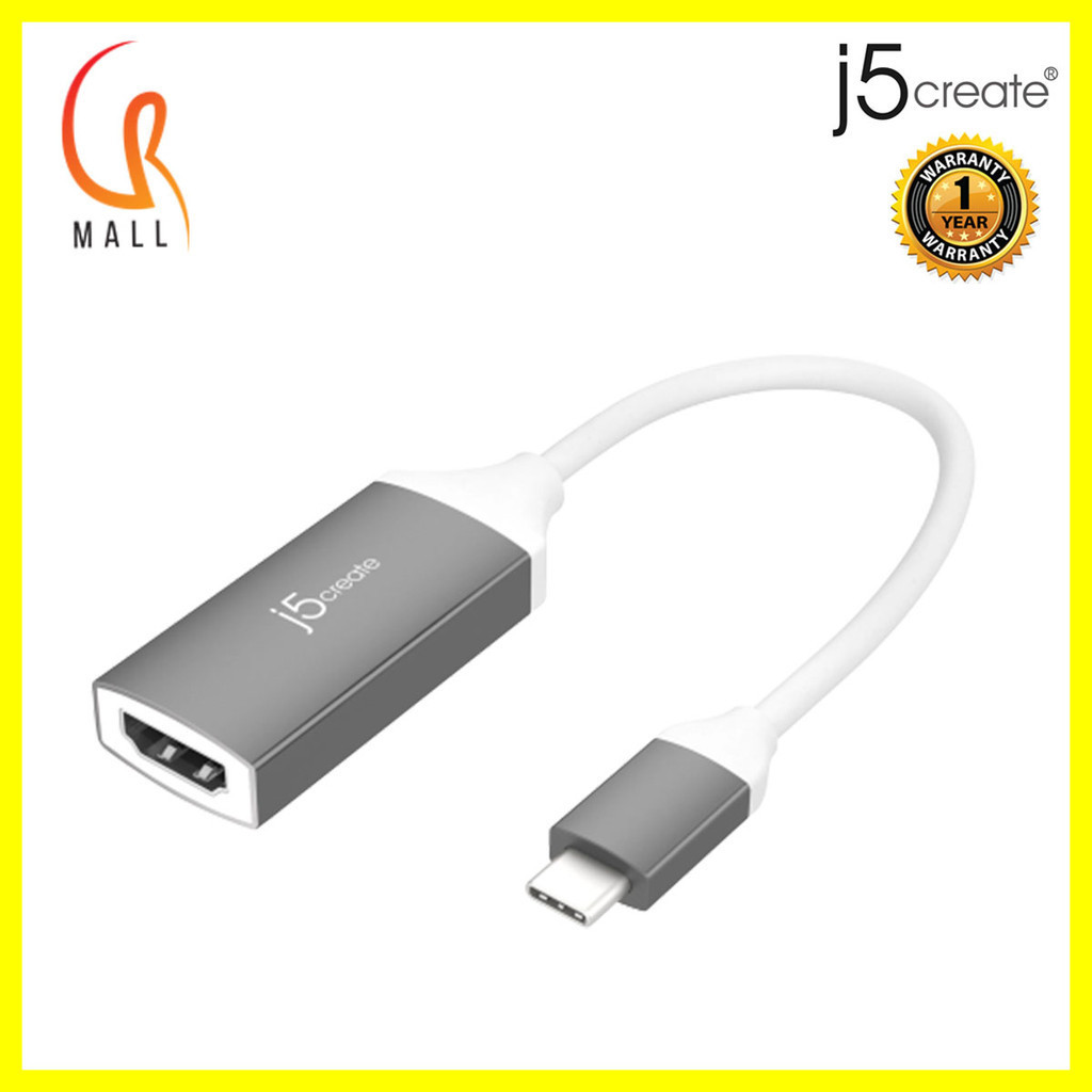 J5 CREATE JCA153G USB TYPE-C TO 4K HDMI ADAPTER CABLE | Shopee Malaysia