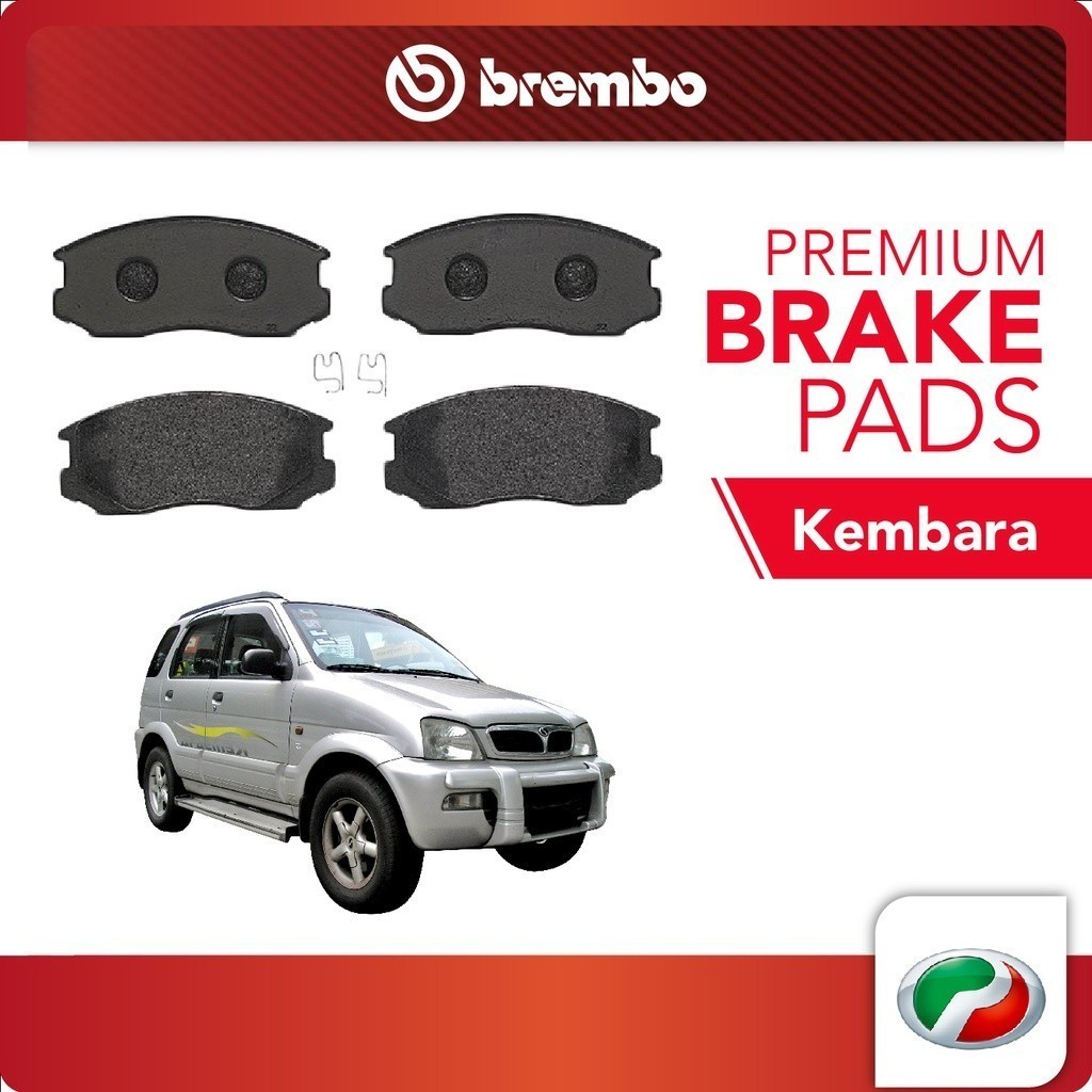 BREMBO Front Brake Pads (1 set) For Perodua Kembara J100 | Shopee Malaysia