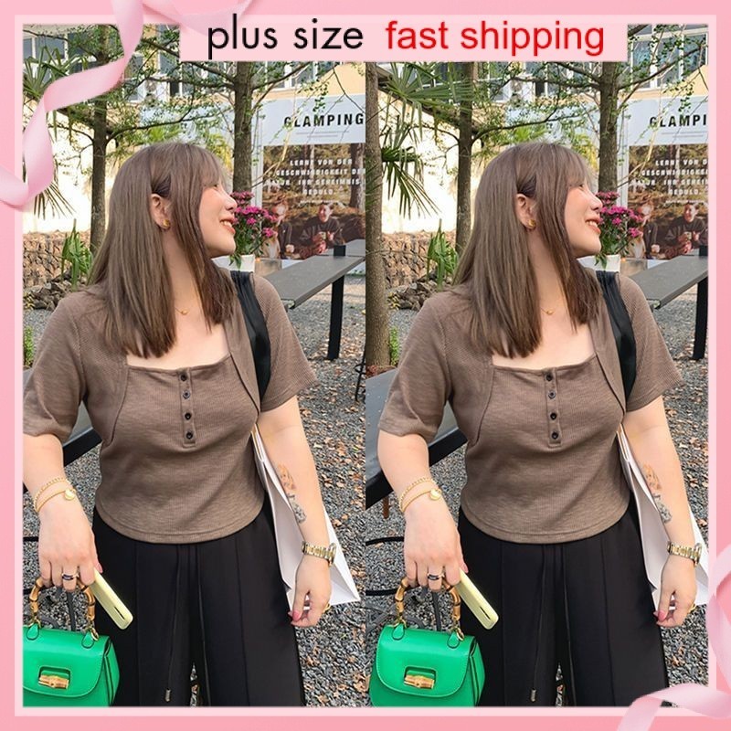 Plus Size Women's Clothing 40-150kg Slightly Fat Covering Flesh Hot ...