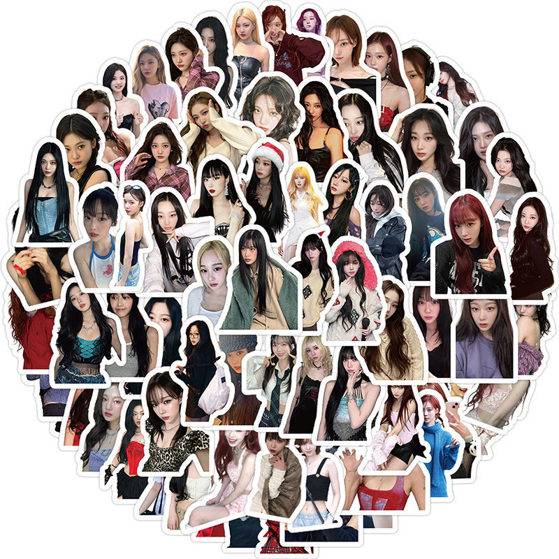100PCS Korean Kpop AESPA Girl Group Graffiti Stickers for Helmet ...