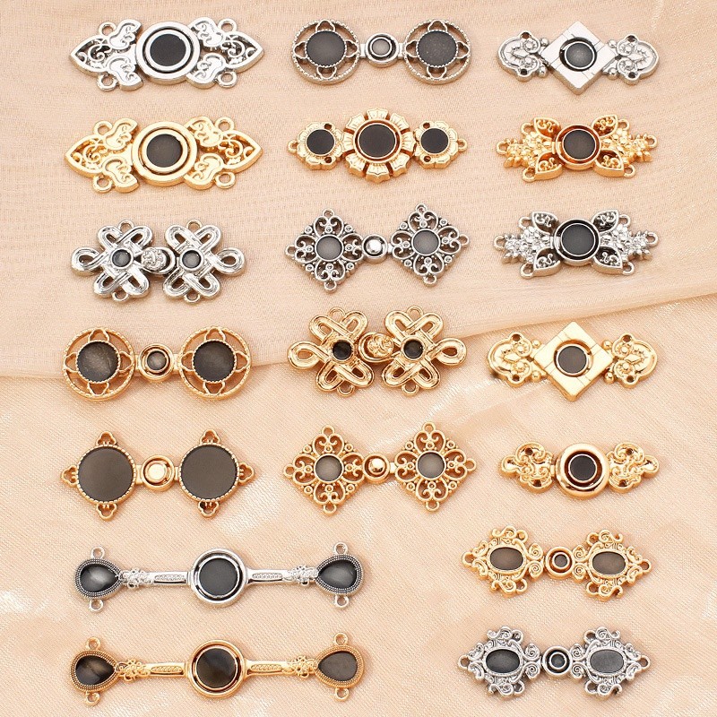 Metal cheongsam pan button button Chinoiserie style hanfu national ...