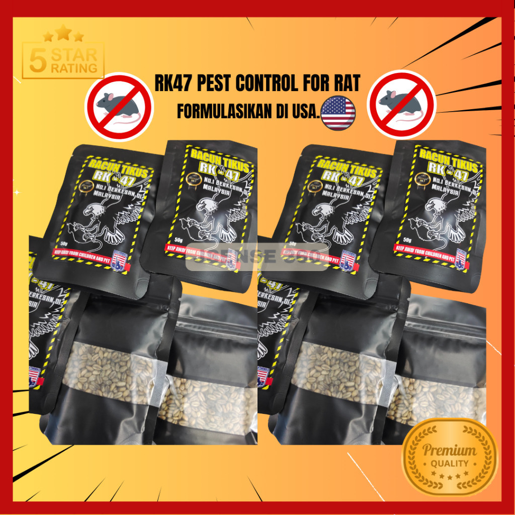 2024 New PKT Racun tikus paling berkesan RK47 RAT Tikus Pest control ...