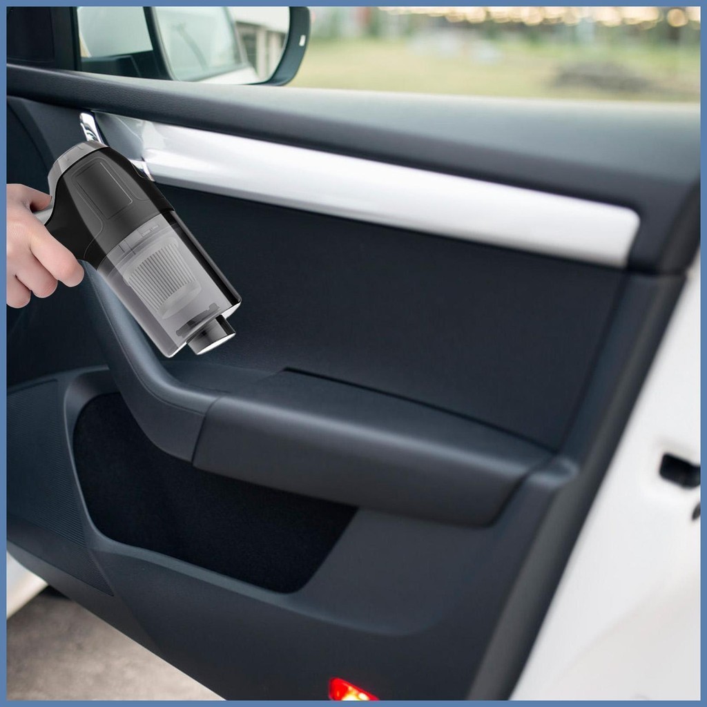 Rechargeable Car Vacuum 3-in-1 Powerful Car Hand Vacuum With Dust Brush ...