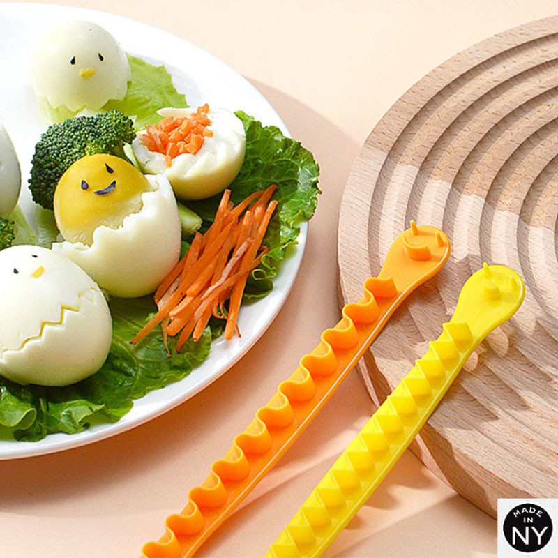 NY 2pcs/set Egg Cutter Bento Poached Egg Cut Flower Styler Creative ...
