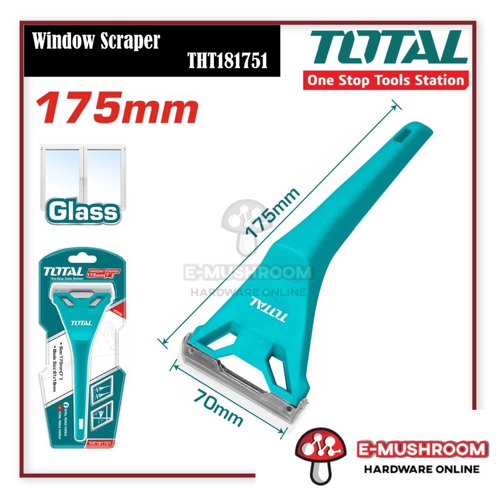 Total 7" Window Scraper THT181751 | Shopee Malaysia