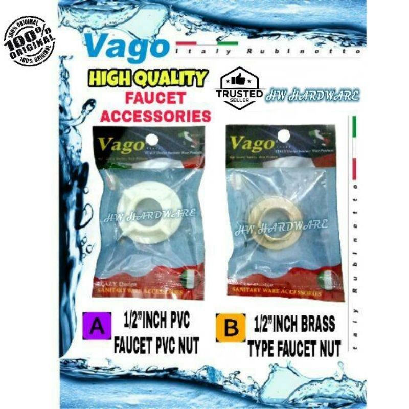 1/2” INCH (VAGO / RINOCON) BASIN NUT FOR BASIN TAP, JAM NUT HIGH ...