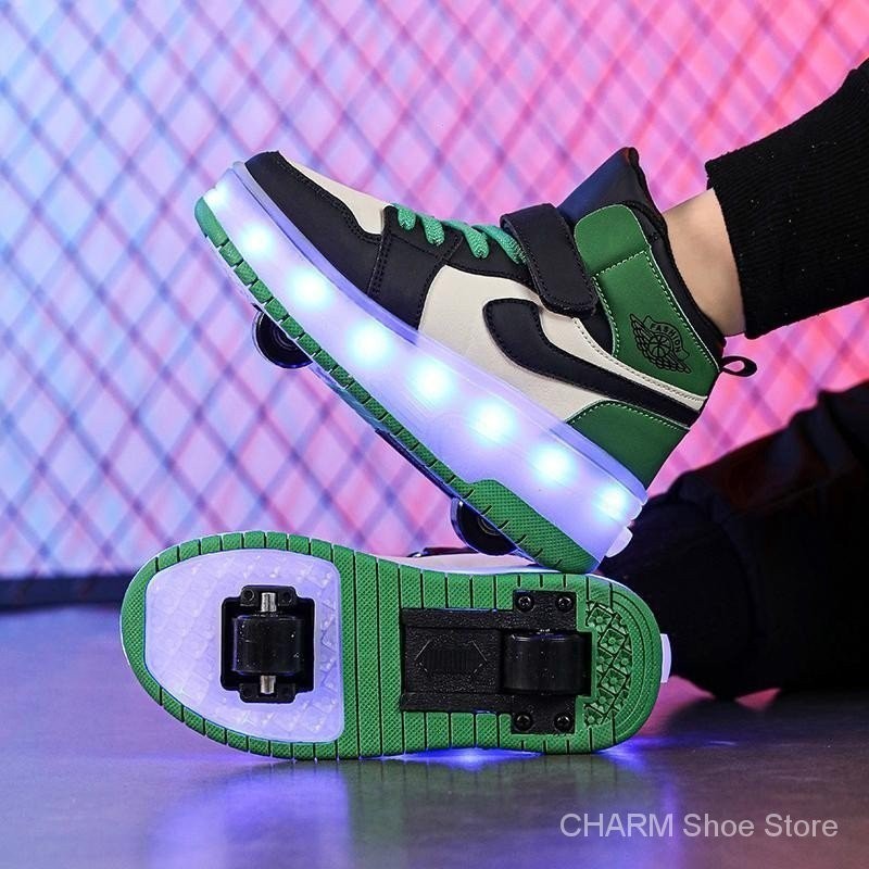 [Ship now] Yonex Kasut Ubah Bentuk Kasut Roda Lelaki Dewasa Heelys ...