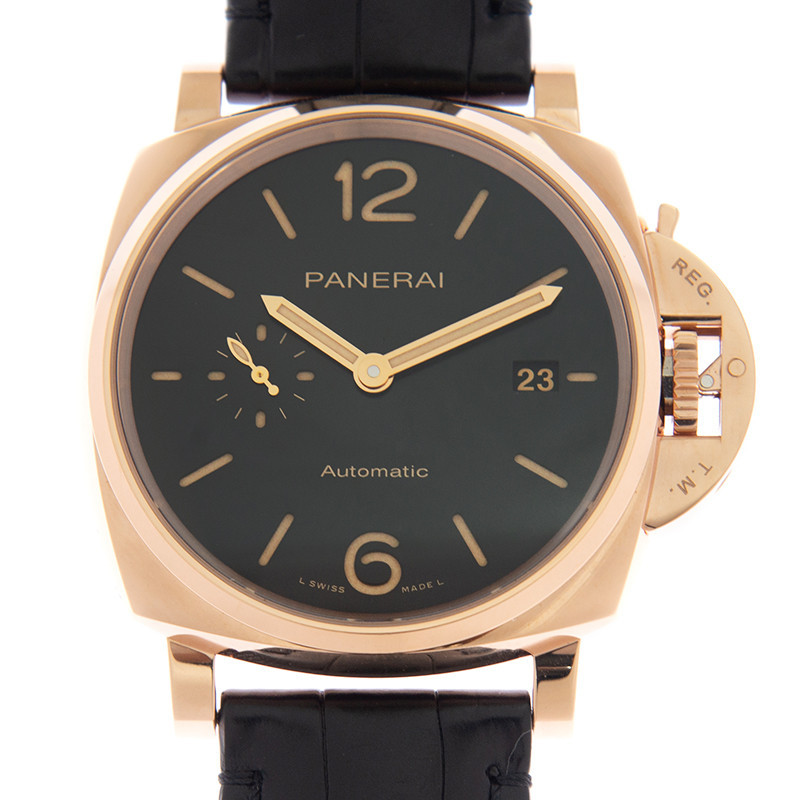 Panerailuminor DUE Rose Gold 42mm Mechanical Men's Watch PAM01041 ...