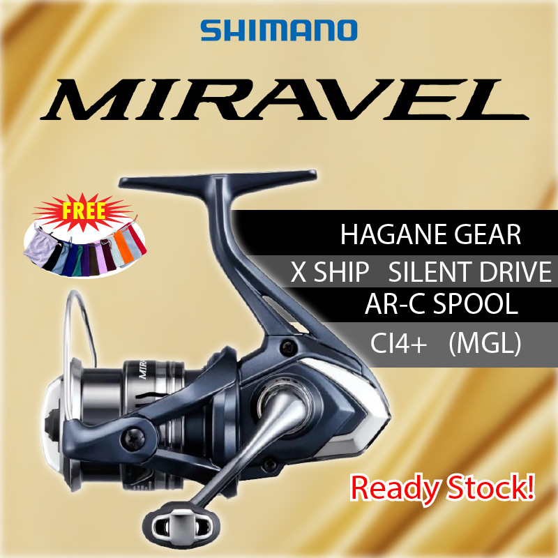 SHIMANO MIRAVEL SPINNING FISHING REEL 2022 MESIN PANCING AIR Masin ...