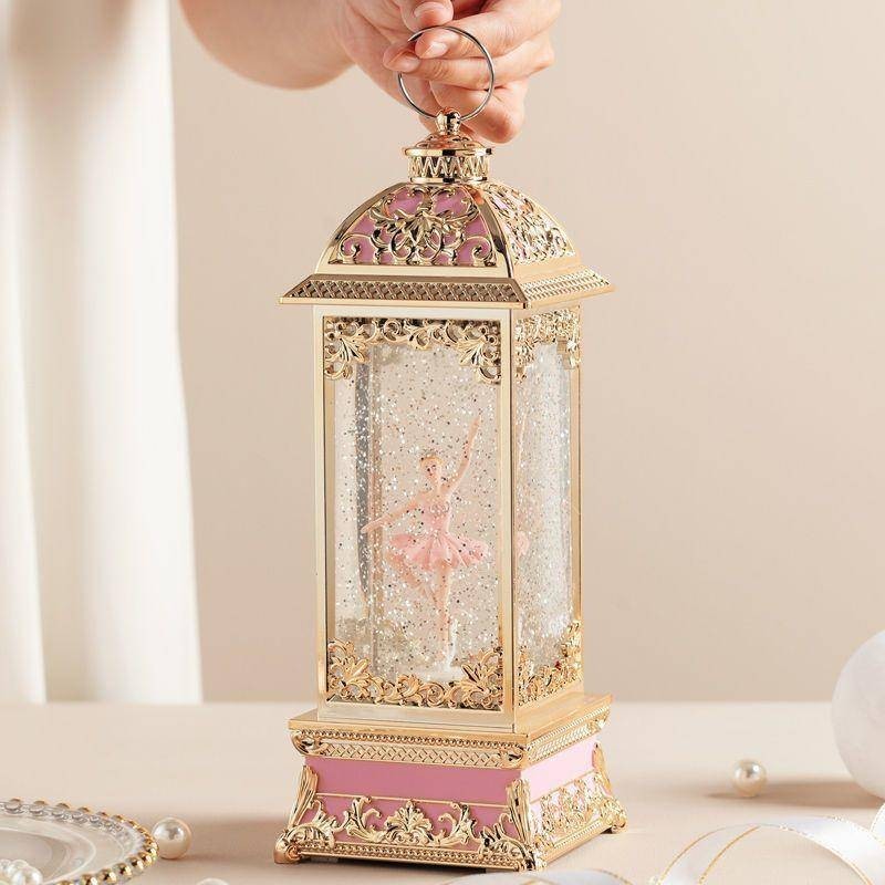 Crystal Ball Birthday Gift Crystal Ball Music Box Snow Spinning Music ...