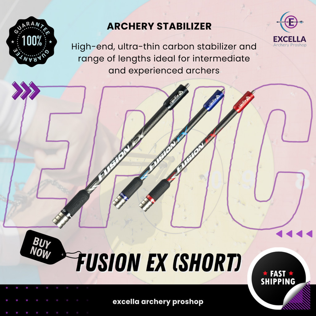 Epic Archery Short Stabilizer Fusion EX / Excella Archery Proshop / Sport / Memanah | Shopee ...