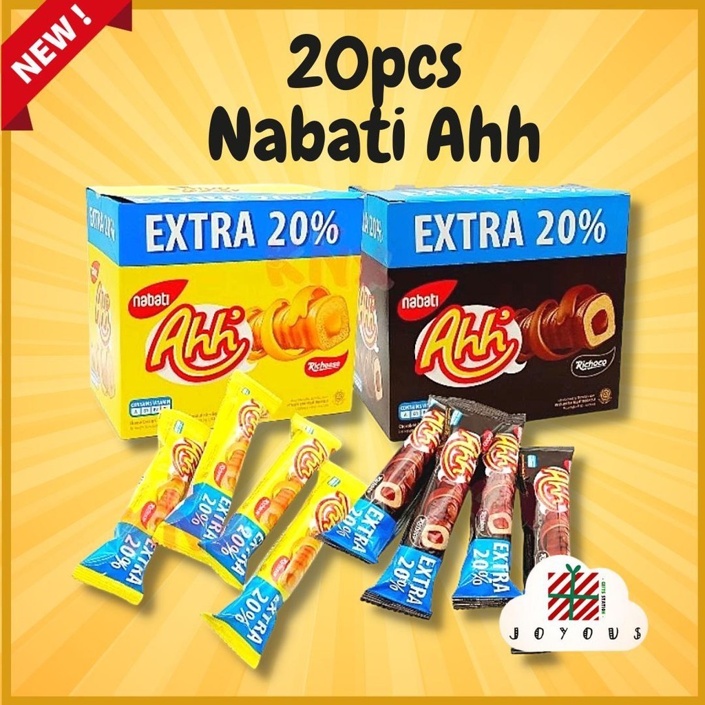 20pcs Nabati Ahh' Extra 20% (Cheese / Chocolate) | Shopee Malaysia