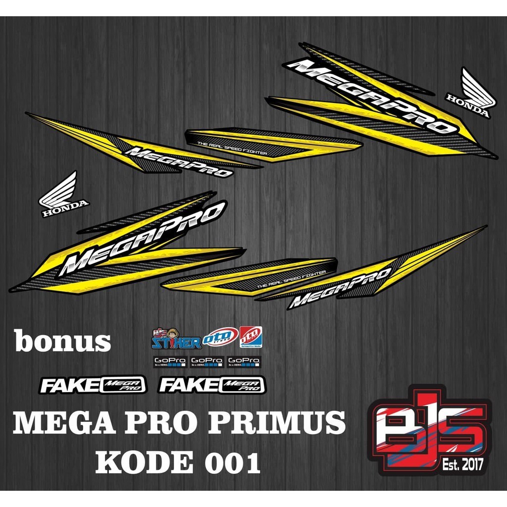 Striping mega pro primus - striping sticker Pole lisi sticker primus ...