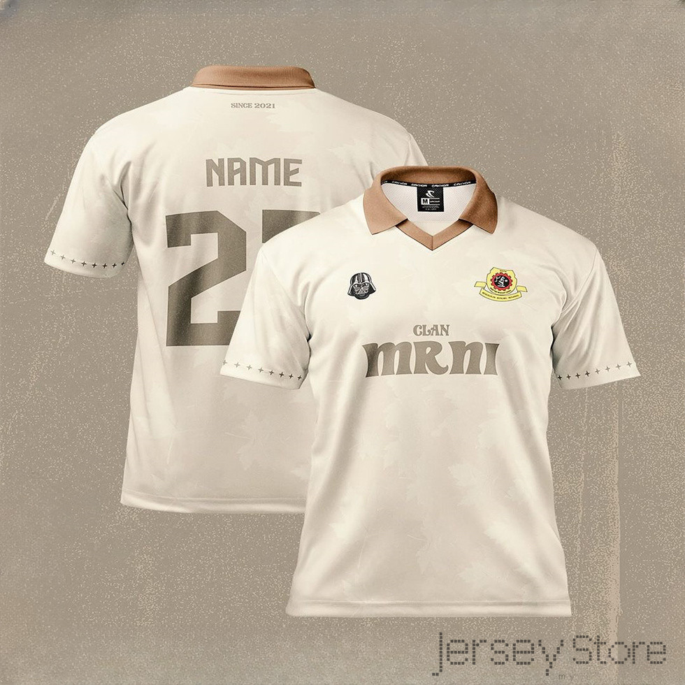 Baju Raya 2024 Viral Baju Lelaki Putih Jersey Custom Name and Number ...