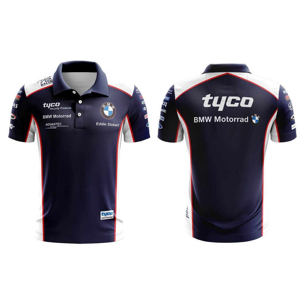 Bmw T-shirt Motorrad Motorsport Tas Racing Tyco Motorcycle Quick Dry ...