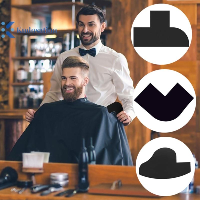 Kudosation 4pcs Professional Beard Shaping Tool Hairline Enhancing Card ...