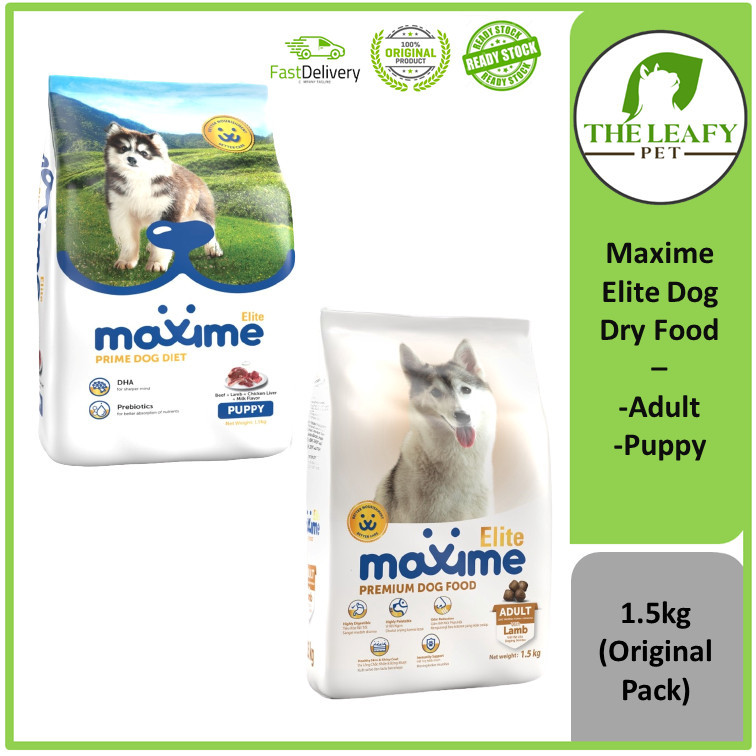 Maxime Elite Prime / Premium Dog Diet Dry Food ( Adult Lamb / Puppy ...