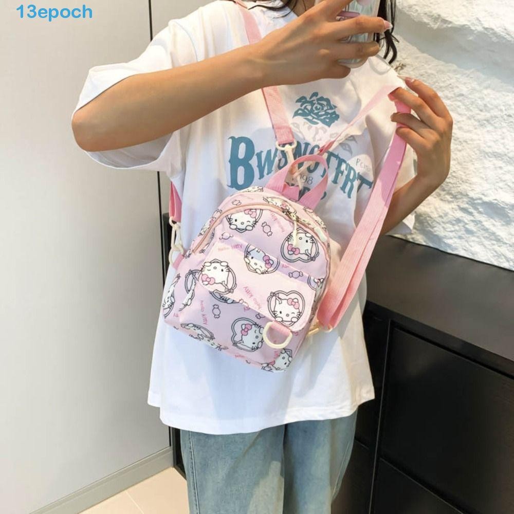 EPOCH Cartoon Kuromi Backpack, Mini Kitty Cat Children School Bag ...